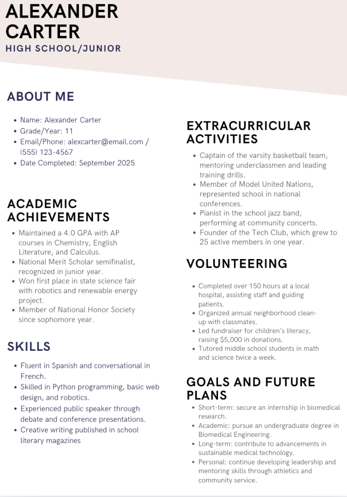 Brag Sheet Template: Free Examples and Writing Tips